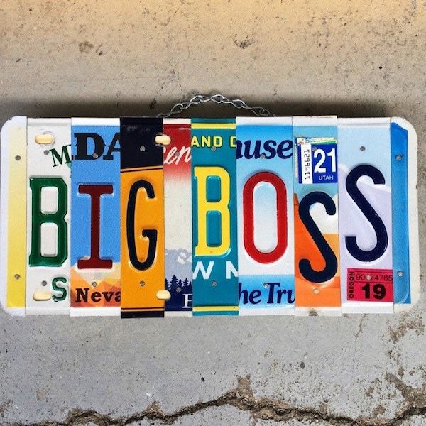 Big Boss Sign - Etsy