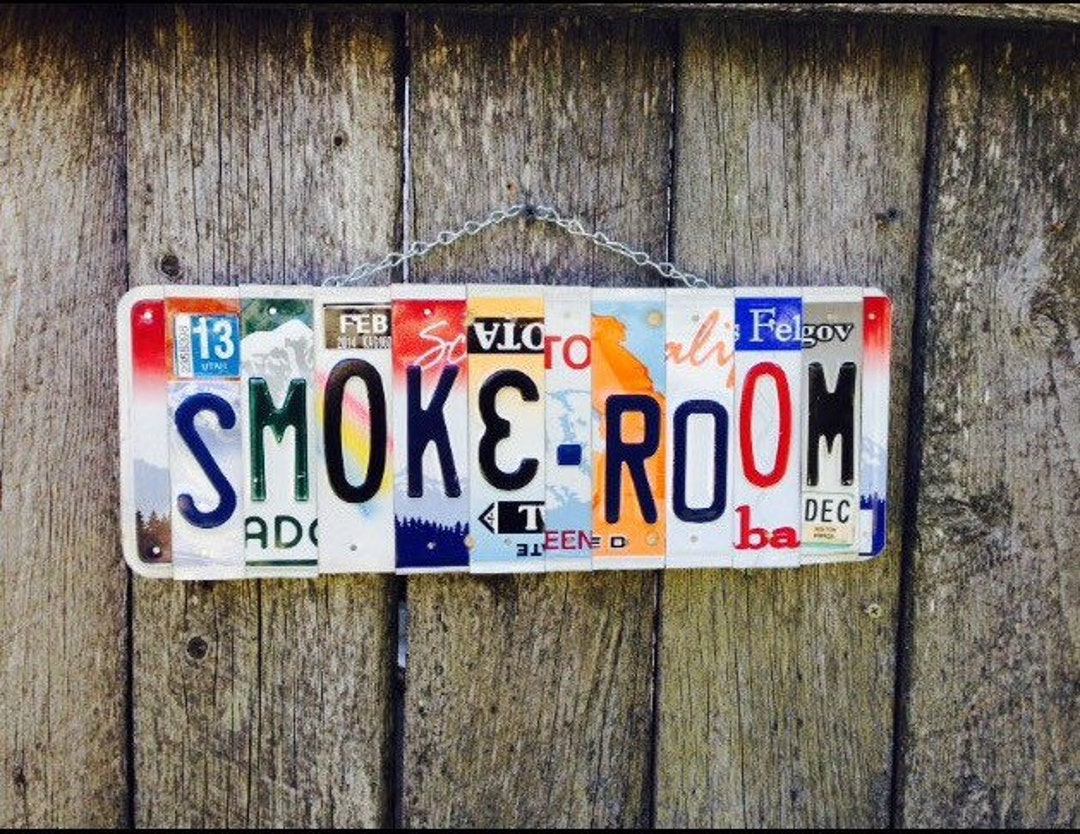 SMOKE-ROOM Sign. No Smoking Sign. No Smoking. Smoke Room Sign. - Etsy