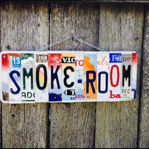 SMOKE-ROOM Sign. No Smoking Sign. No Smoking. Smoke Room Sign. - Etsy