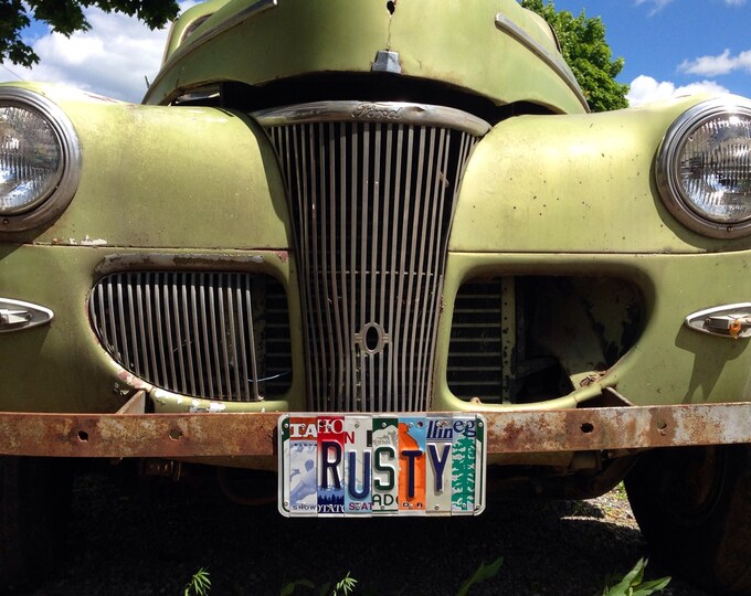 Flat Front License Plate. Sign. Dad. Vanityplate. Plate. Made - Etsy