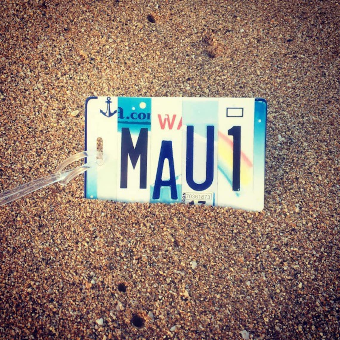 Luggage Tag Travel Gift License Plate Luggage Tag Made - Etsy