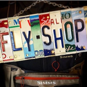 Fly Fishing Fly Shop License Plate Sign License Plate Art - Etsy