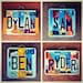 License Plate Name Sign, Gifts for Kids, Childrens Gifts, Dorm Room ...
