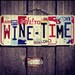 Wine. Beer. Whiskey. Bar. Drinks. Party. License Plate Art. Bar Sign ...