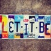 Let It Be Inspirational License Plate Wall Art Sign, Let It Be Sign ...