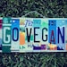 Vegan Kitchen Wall Hanging Decor, License Plate Art, Vegan Gifts, Vegan ...