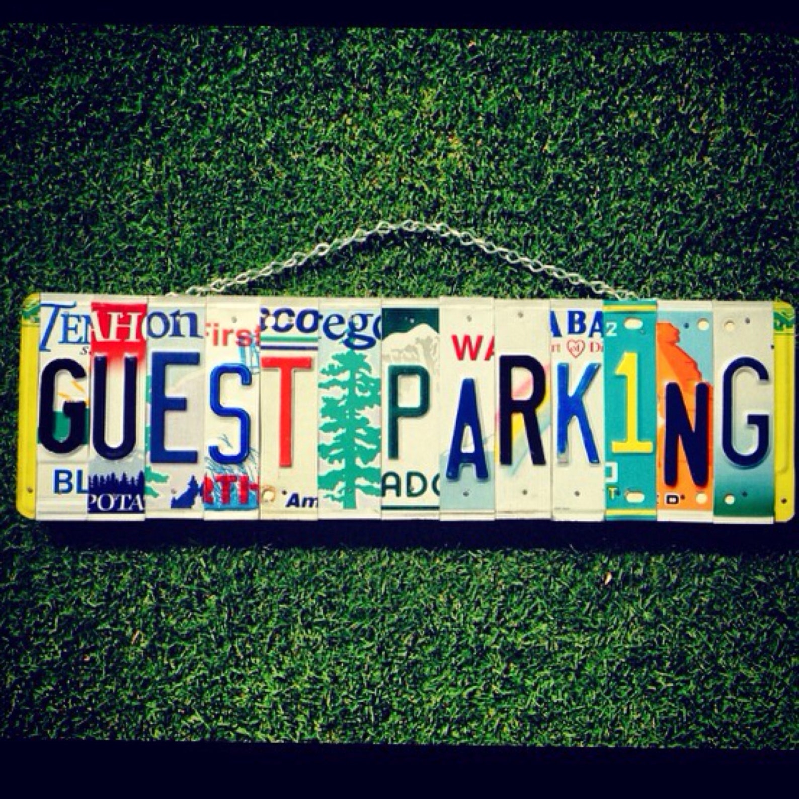 Parking Sign. Guest Parking. Guest Parking Sign. Car Tag. | Etsy