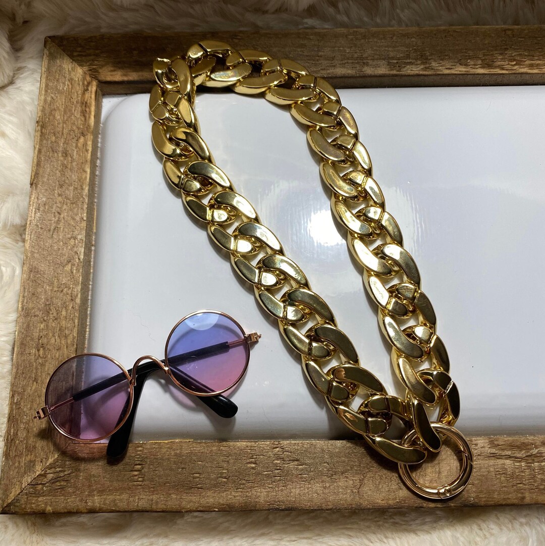 Big Swag Chain Acrylic Link Bling Bling Pets Stylish Fashion Jewelry ...