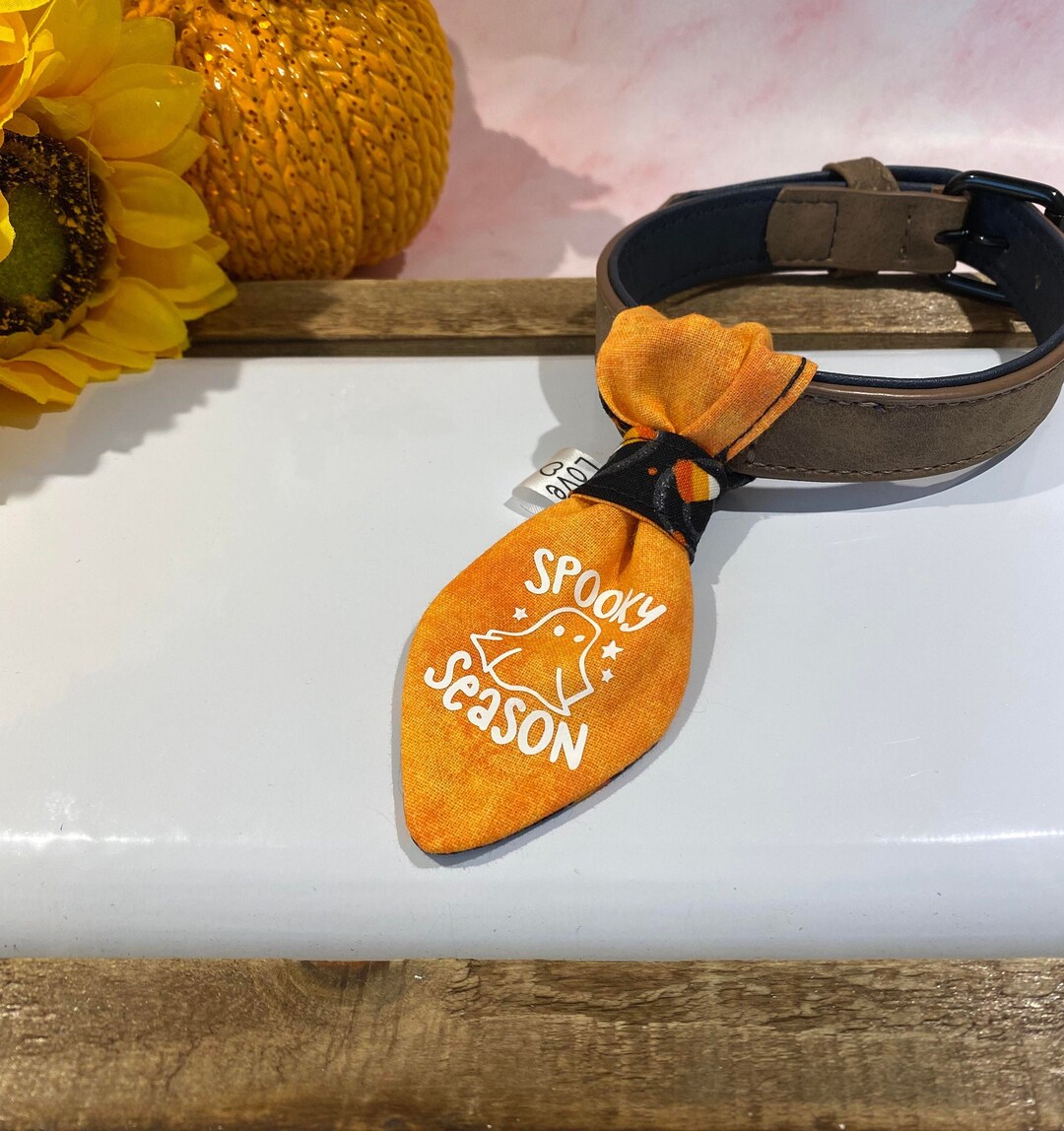 Dog/cat Neck Tie Reversible {corn Pop }neckwear Fashion Pet Necktie ...