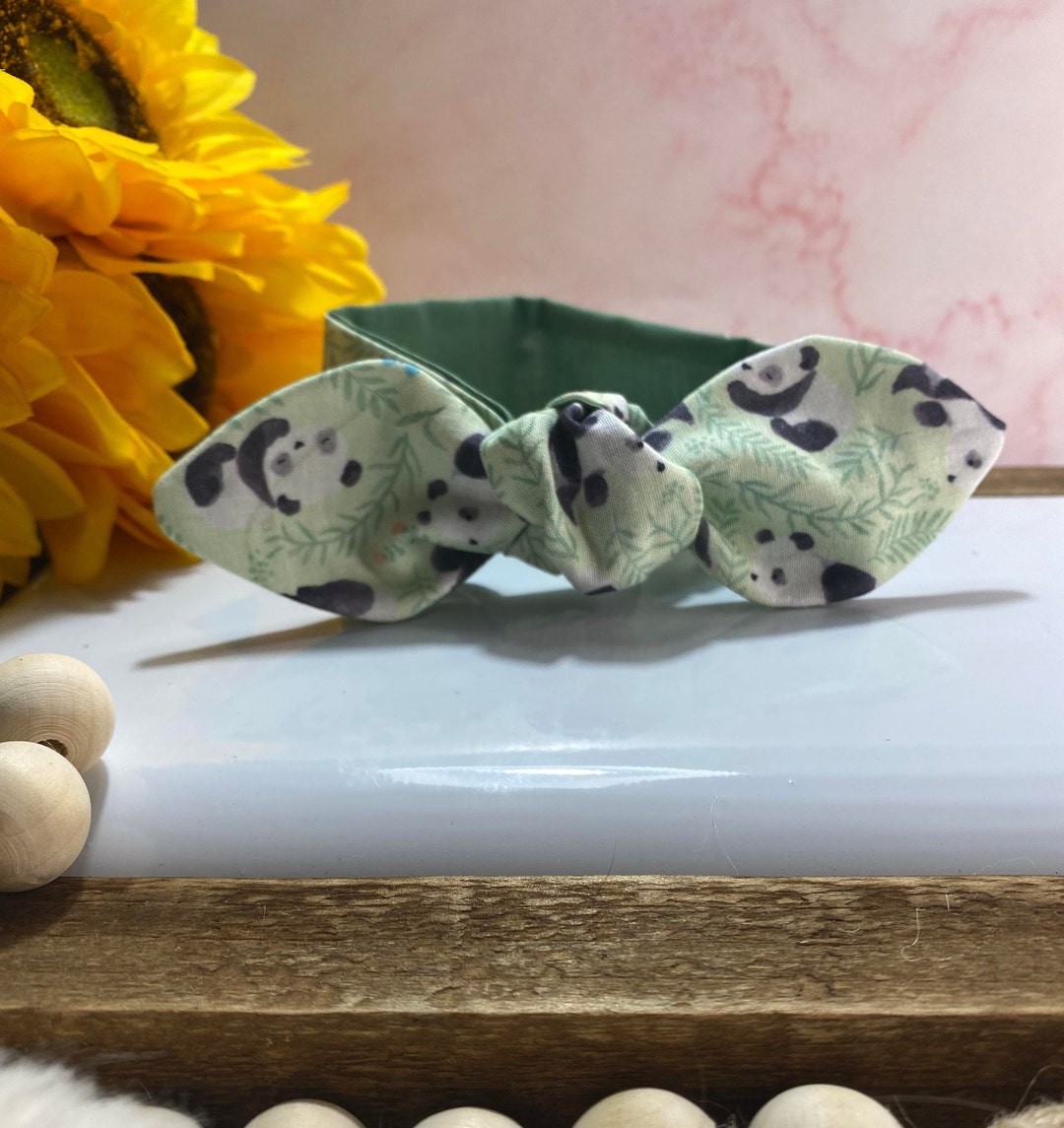 Dog/cat NECKERCHIEF {sage Panda } Neckwear Fashion Pet Neck Tie ...