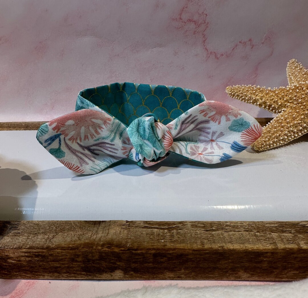 New Dog/cat NECKERCHIEF {aquatic Reef} Neckwear Fashion Pet Neck Tie ...