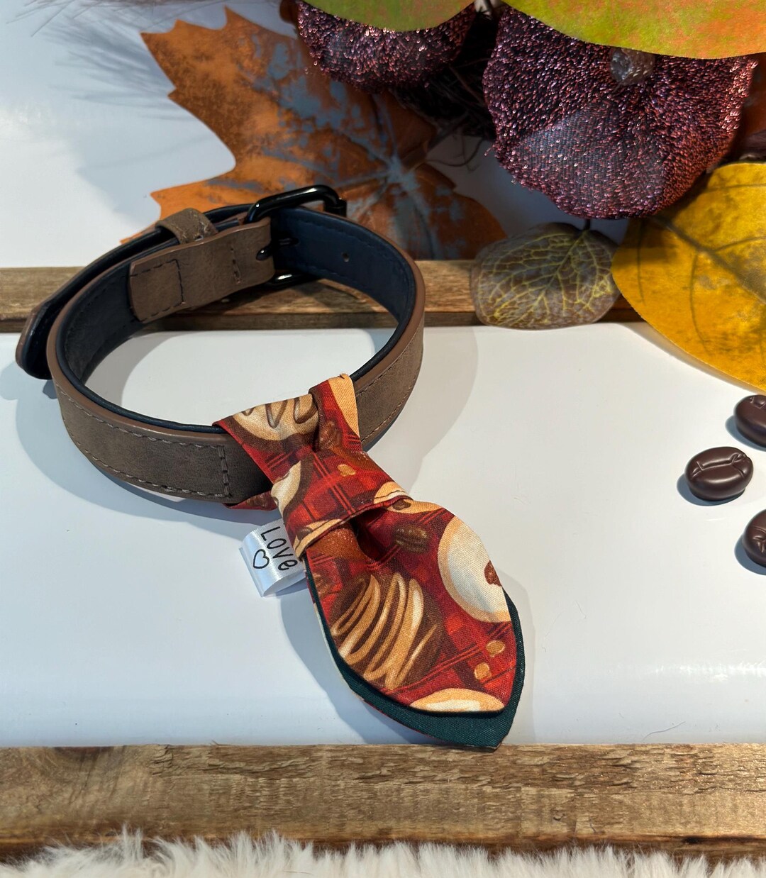 New Dog/cat Neck Tie {caramel Donuts}neckwear Pet Necktie | Dog/cat ...