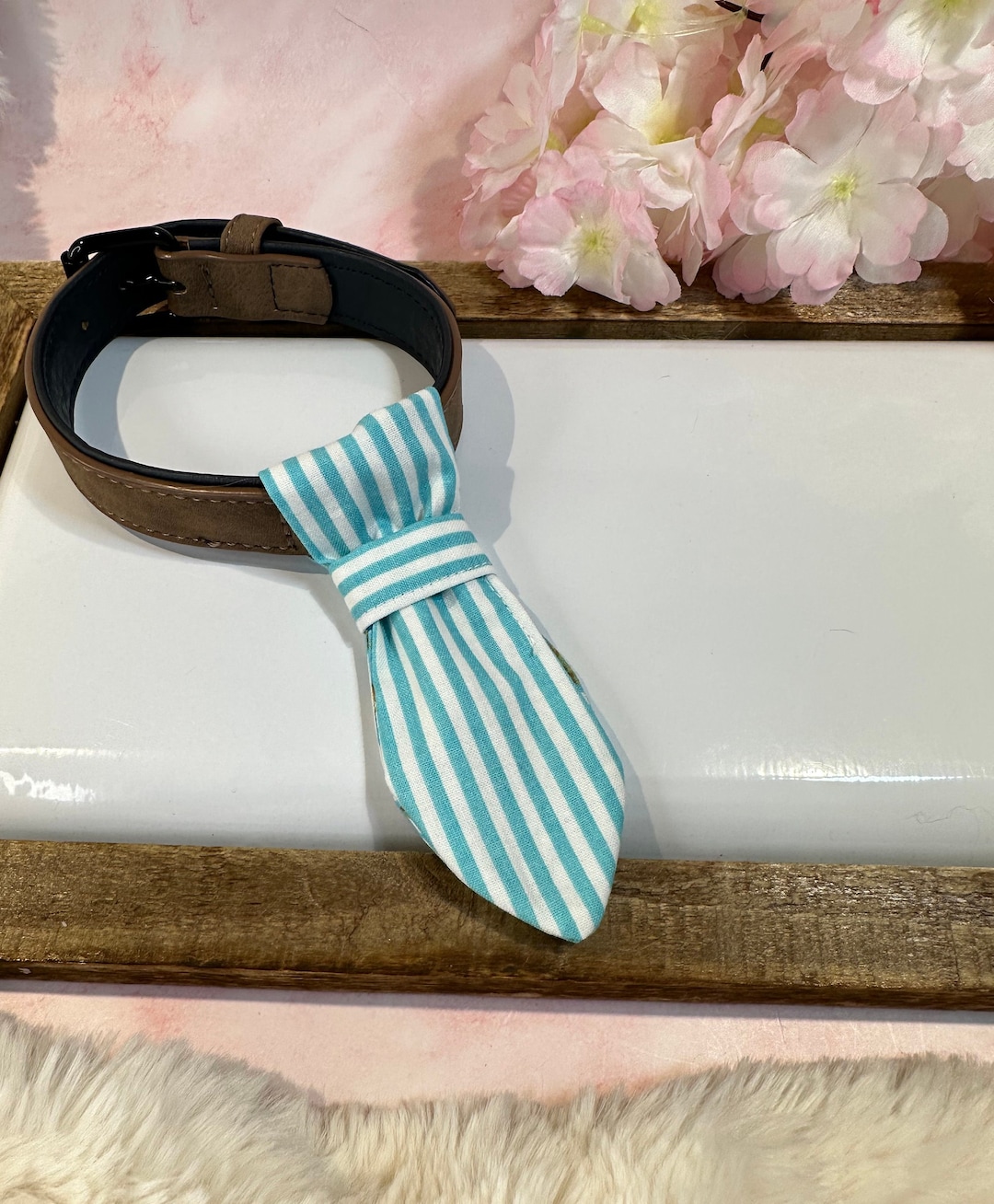 New Dog/cat Neck Tie {forget Me Not }neckwear Fashion Pet Necktie | Dog ...