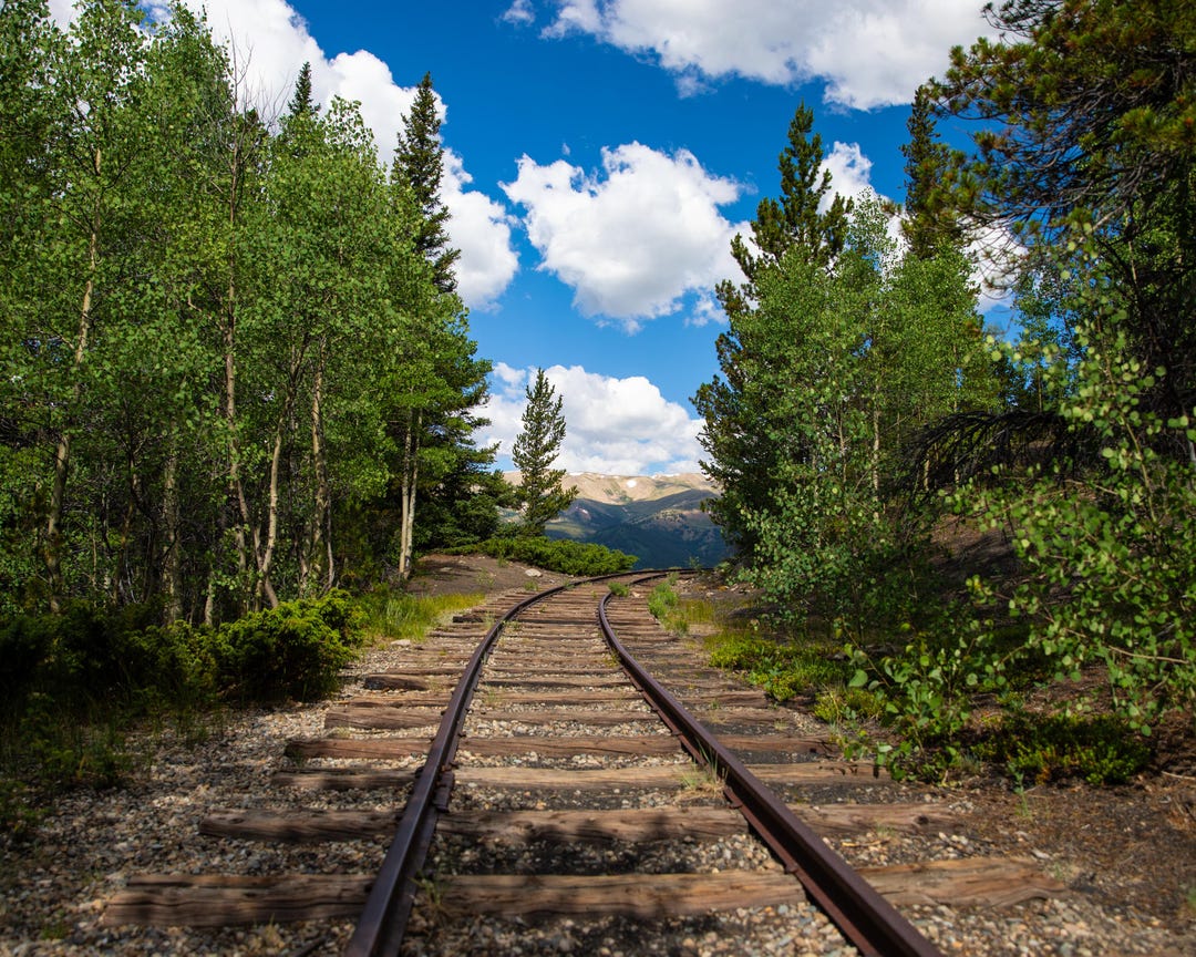 Boreas Pass Railroad Print Around the Corner - Etsy