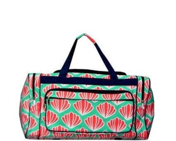 Clam Shell 20 inch Duffle Bag Personalized Duffle | Etsy