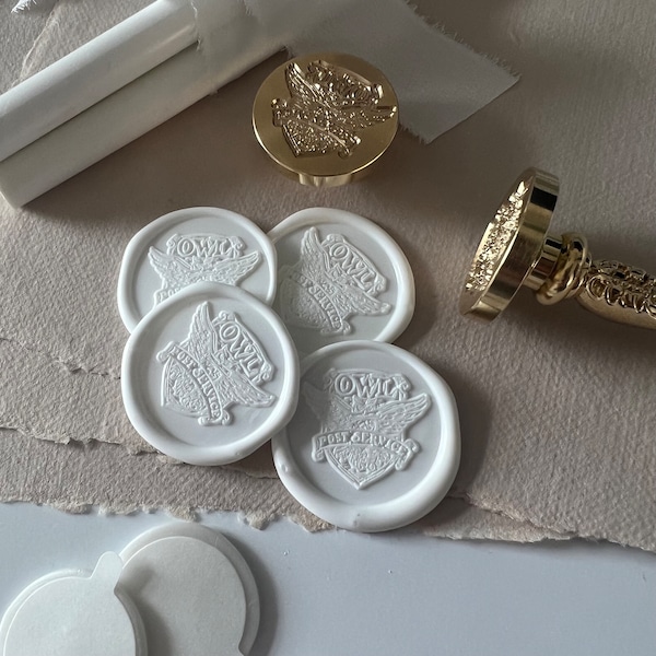 Owl Post Stamp - Etsy