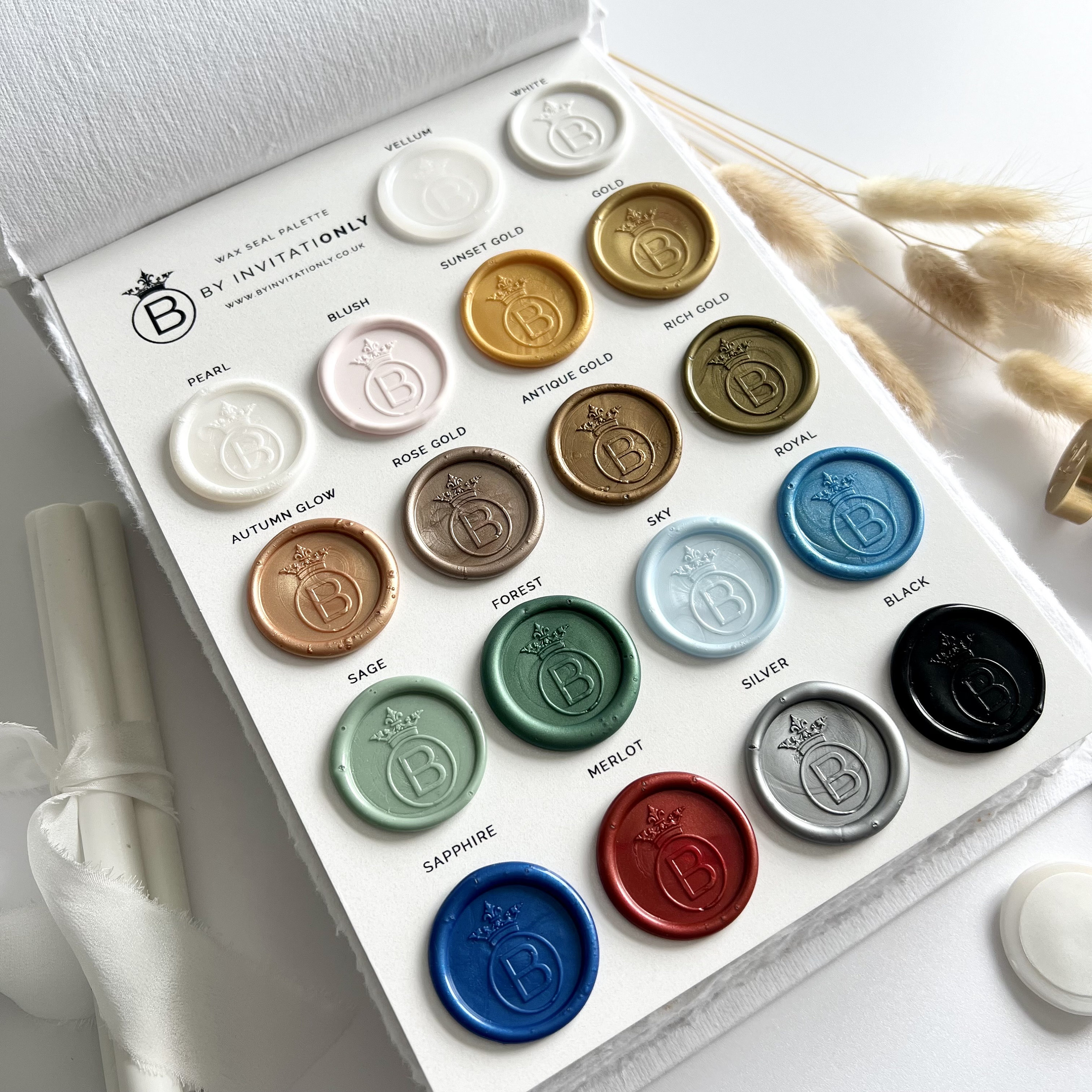 Botanical Sprig / Self Adhesive Wax Seal / Wax Seal Stamp / Wax Seal ...