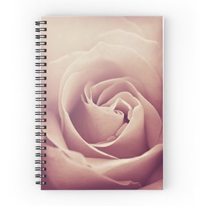 Pink Rose Flower Journal, Floral Blank Artist Sketchbook, Ruled Lined ...