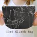 Gothic Black Spider Web Zipper Pouch Fine Art Macro Cobweb - Etsy