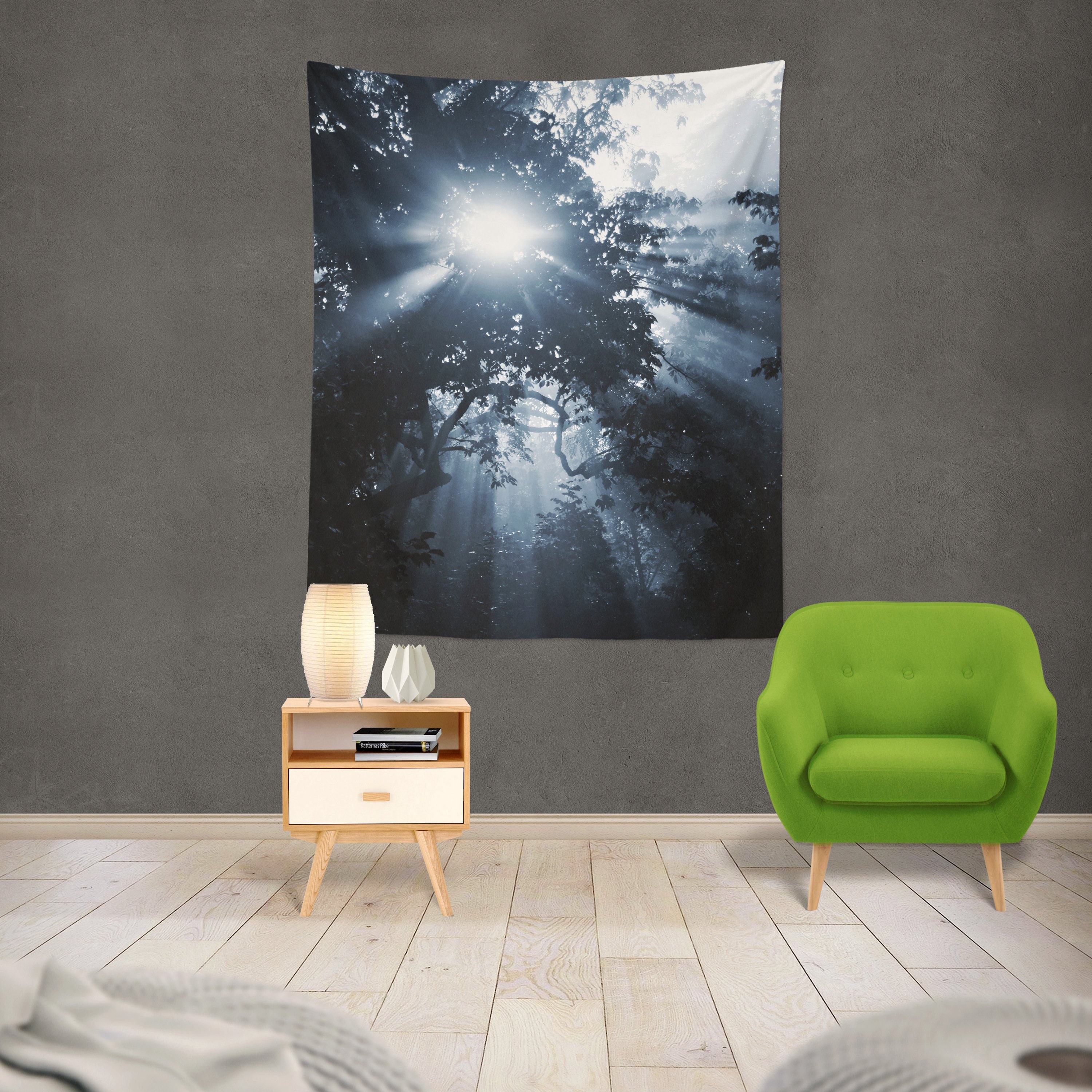 Ethereal Blue Walls