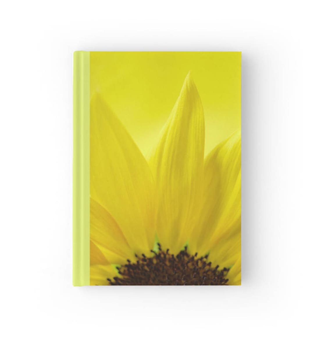Sun Flower Journal Book, Yellow Journal, Floral Blank Sketchbook, Ruled ...