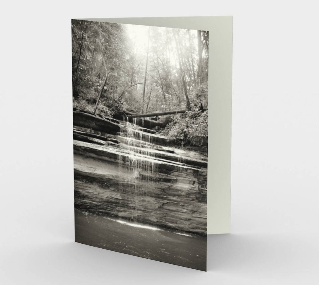 Waterfall Card, Blank Note Cards, Nature Note Cards, Greeting Cards ...