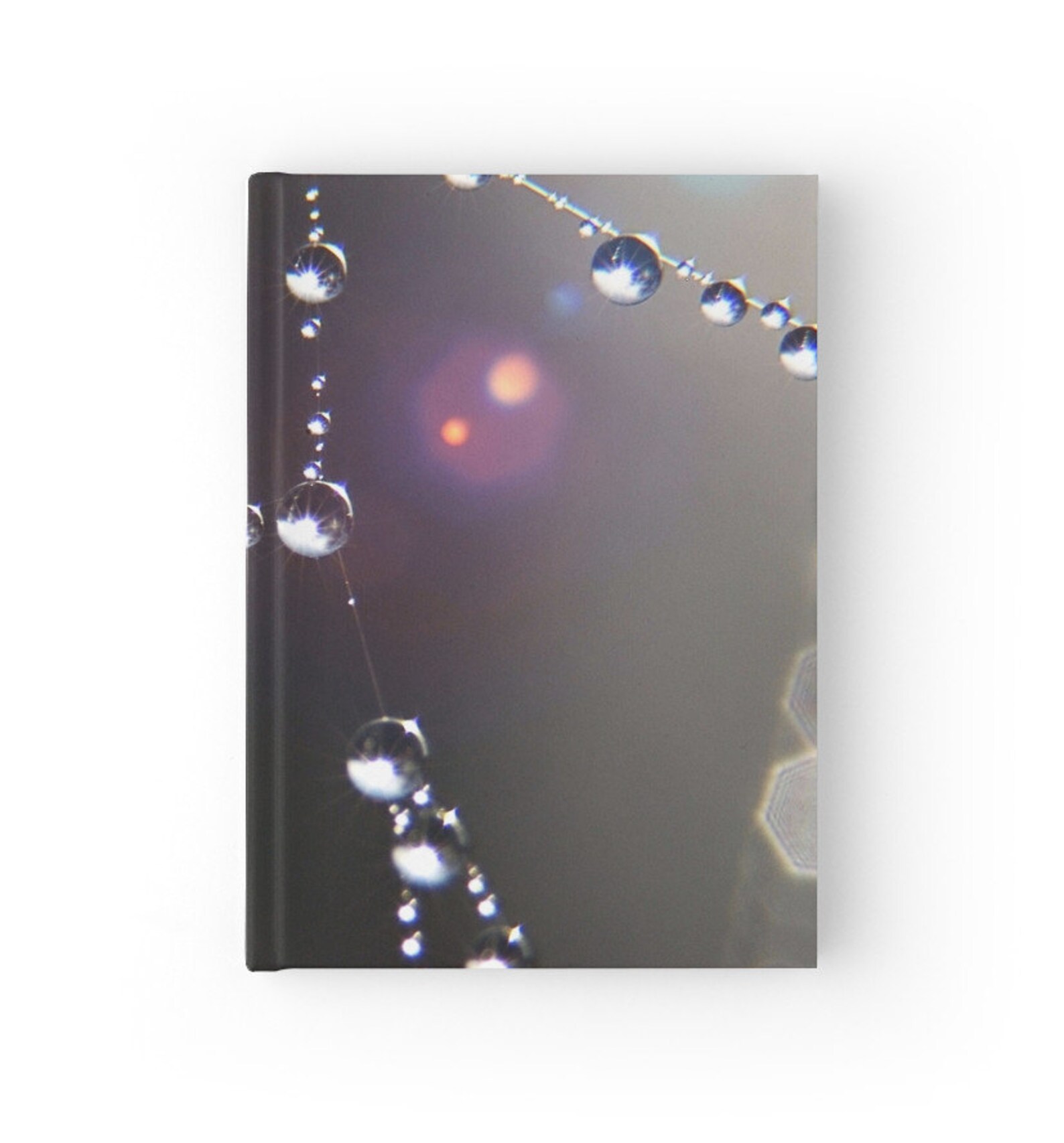 Dew Drops on Cobweb Notebook Journal Blank Sketchbook for - Etsy