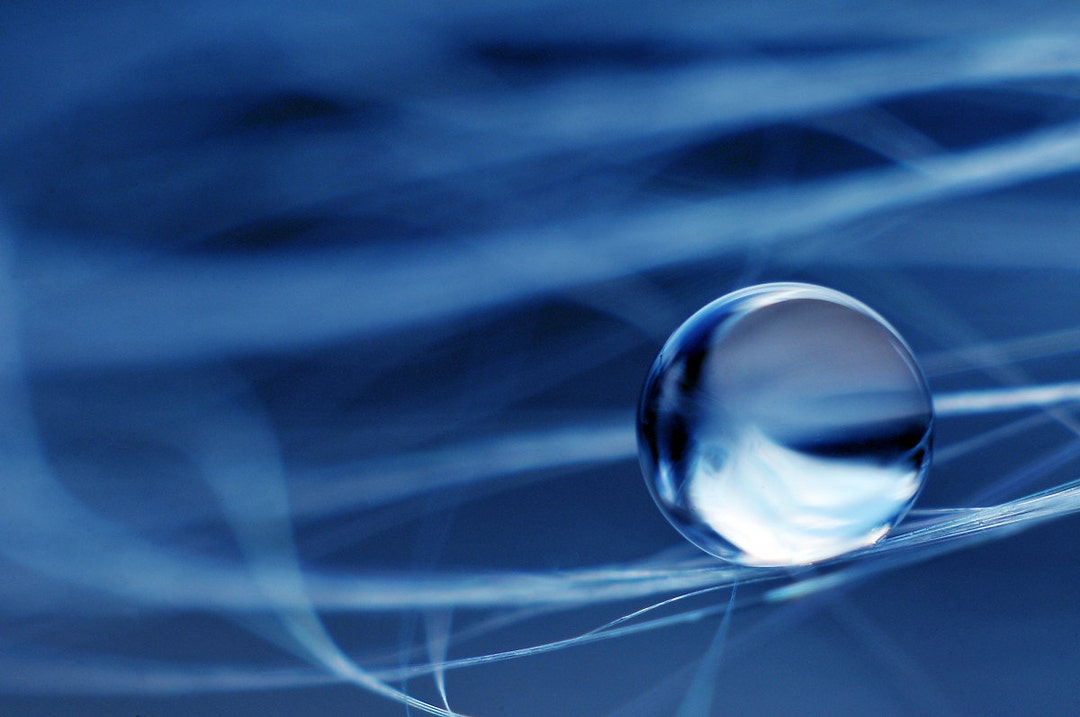 Ethereal Macro Water Drop Photography, Close up Nature Photograph, Fine ...