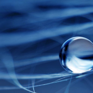Ethereal Macro Water Drop Photography, Close up Nature Photograph, Fine ...