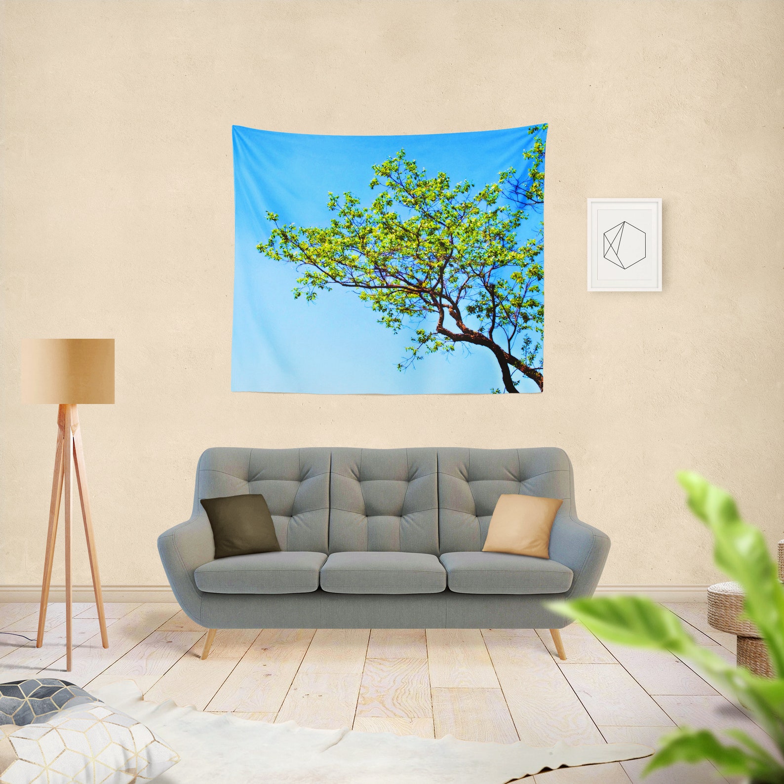 Tree Tapestry Green Leaves Tapestry Tapestry Wall Hanging - Etsy