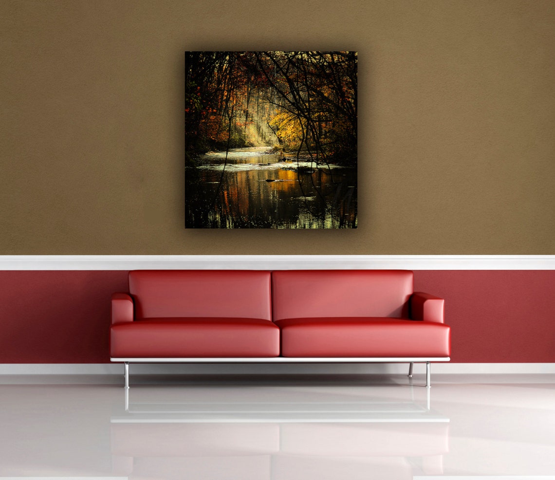 Dark Gothic Landscape Photograph, Autumn Woods Photo, Fine Art Nature ...