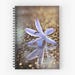 Blue Flower Journal Book Floral Blank Sketchbook Ruled Lined - Etsy