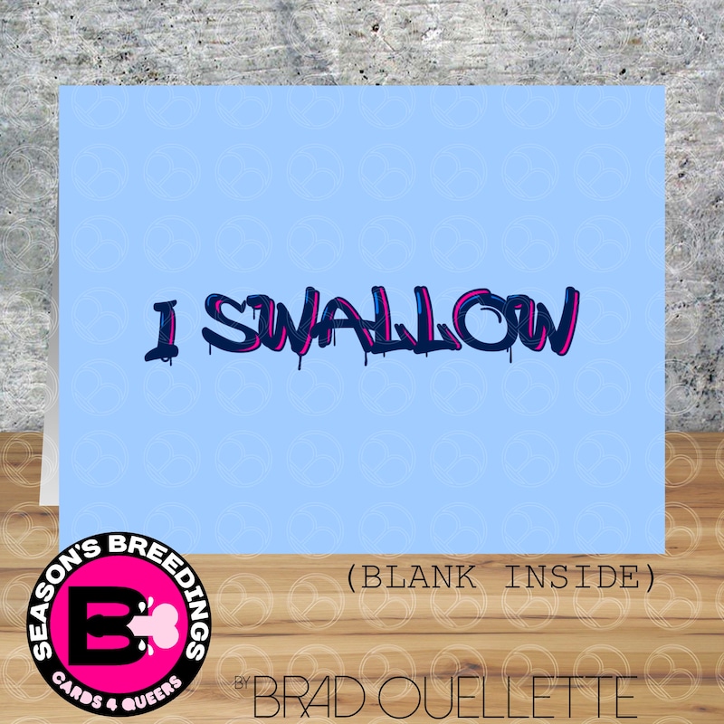 Swallow Cum Etsy
