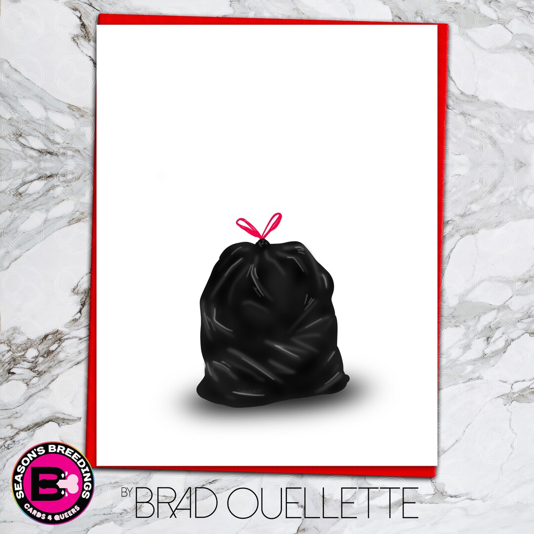 Take Me Out- Trash - Greeting Card - Etsy