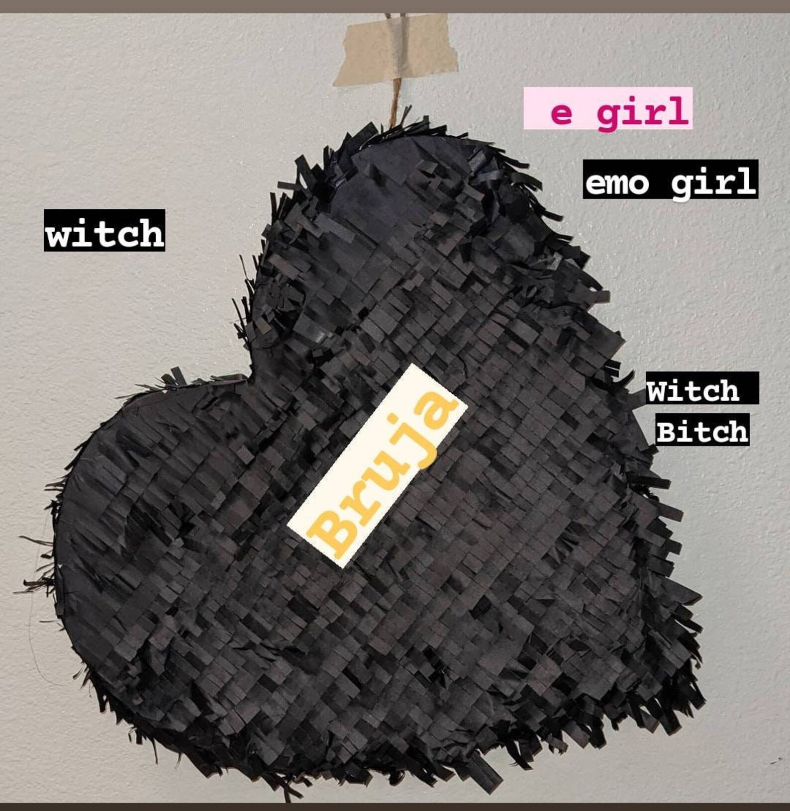18 INCH Bad Bunny Emo Heart Piñata - Etsy