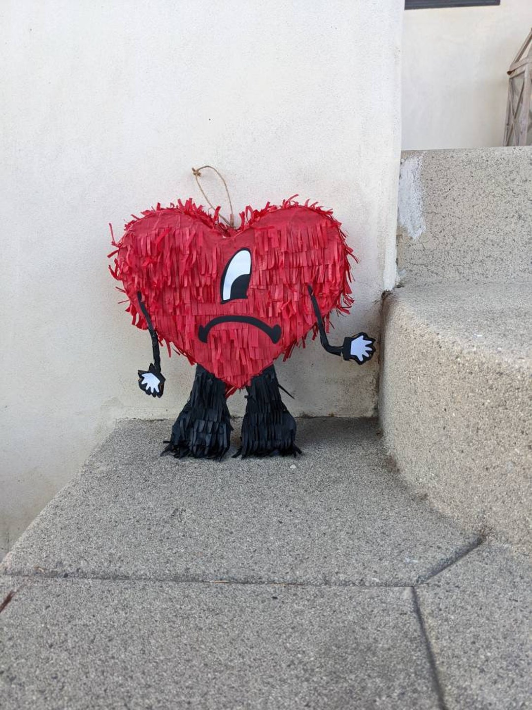 10 INCH Bad Bunny Emo Heart Pinata - Etsy