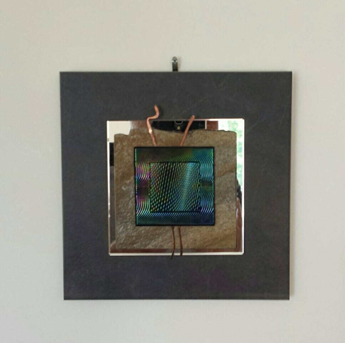 Op Art Design Wall Tile Op Art Glass Design Op Art Etched - Etsy Canada