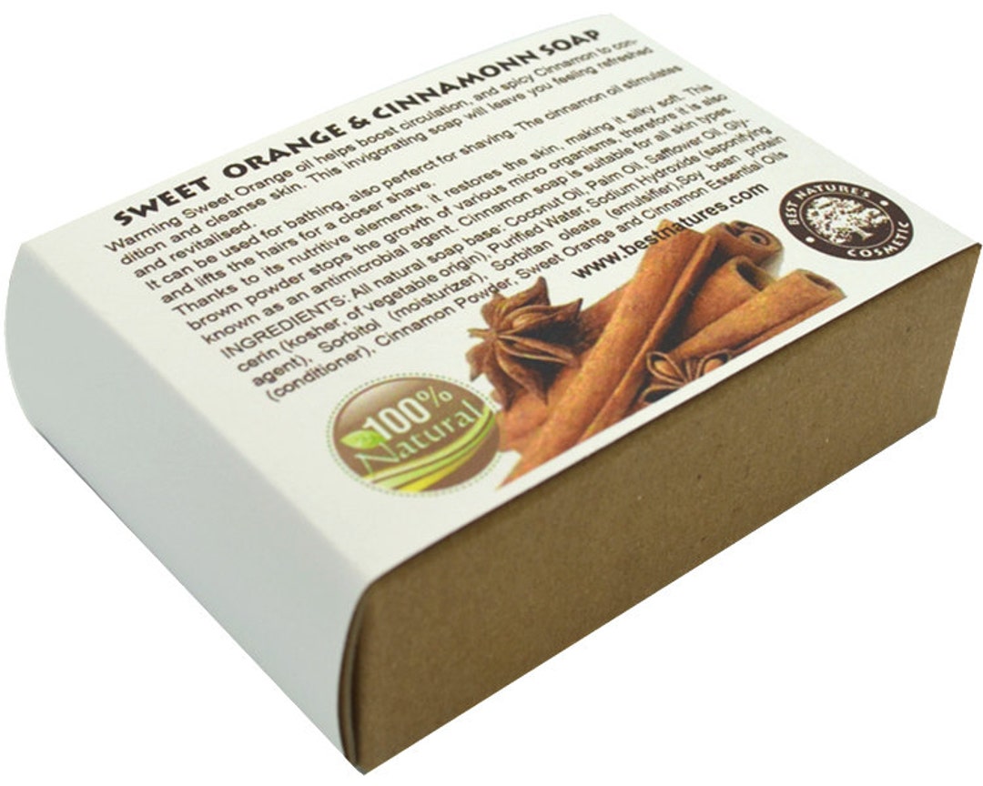 Sweet Orange & Cinnamon Organic Soap. All Natural SLS Free. - Etsy