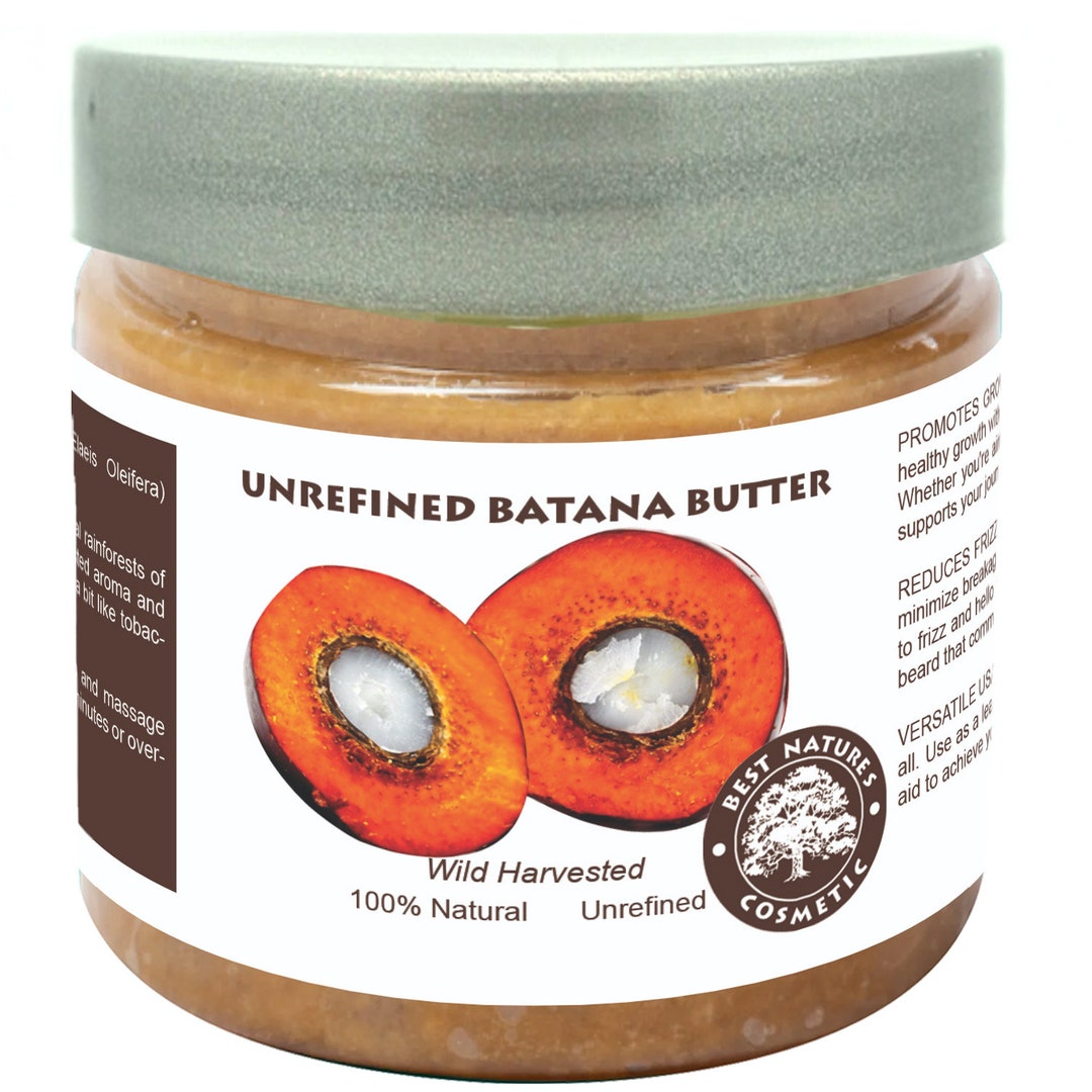 Unrefined Batana Butter: Wild Crafted Hair & Beard Treatment - Etsy