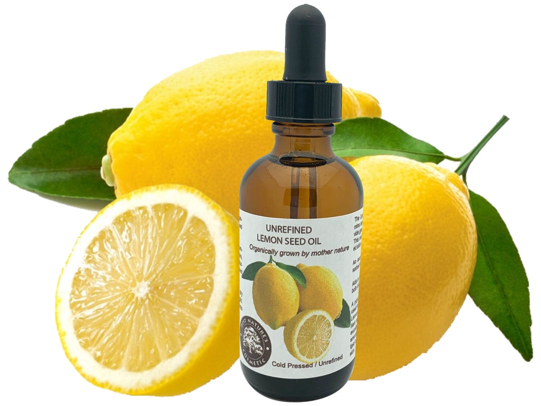Organic Lemon Seed Oil: Cold Pressed, Unrefined, Vegan - Etsy