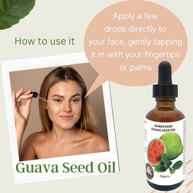 Organic Guava Seed Oil: Cold-pressed Skin & Hair Moisturizer - Etsy