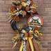 Fall Wreath Wreath Door Decor Tobacco Basket Wreath Premium Wreath - Etsy