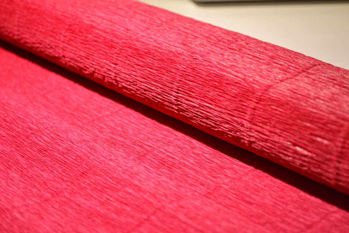 180g Italian Florist Crepe Pappier Roll 50 X 250 Cm 586 Red - Etsy UK