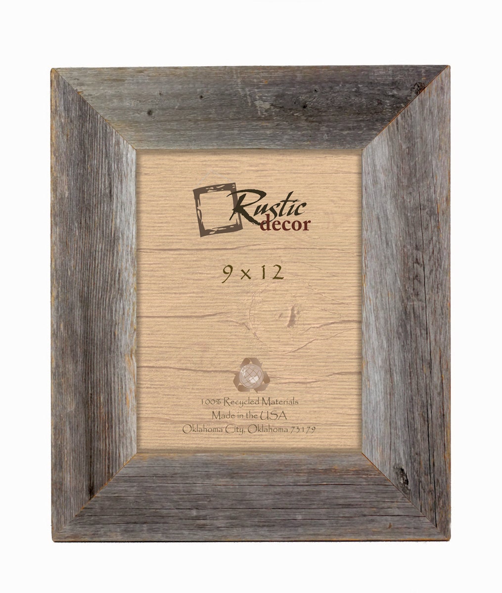 9x12 Rustic Barn Wood 3.5 Extra Wide Wall Frame | Etsy