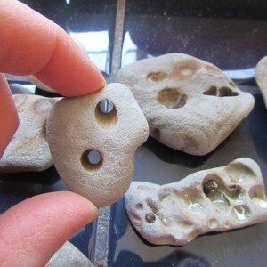 Holey Rocks, 10 Rocks 3 Inches and Under Beach Rocks With Holes, Holy ...