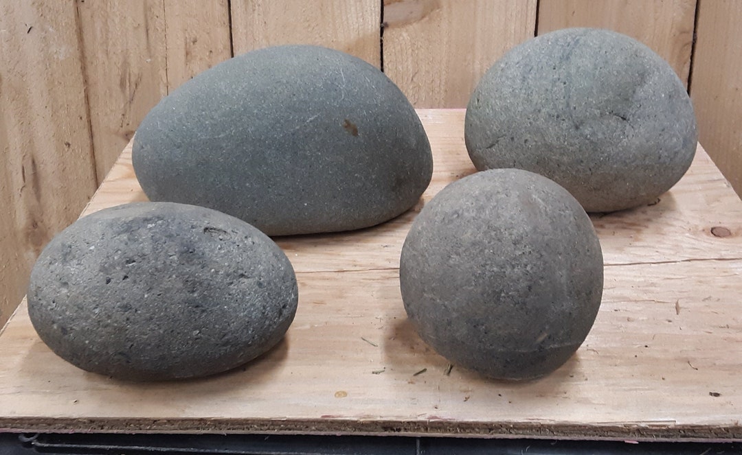 4 Asst Big Beach Rocks for Painting. Picture is a Generally What They ...