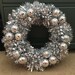 Disco Ball Holiday Wreath 1970s Inspired Groovy Mid-century Christmas ...
