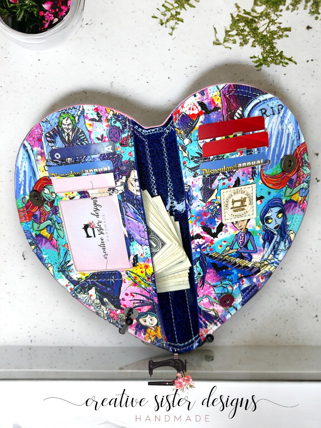 Inspired Lil Heartbreaker Wallet Heart Shaped Wallet Snap Wallet - Etsy
