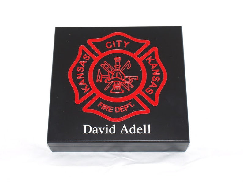 Beautiful Cigar Humidors for That Special Firefighter or Police Officer ...