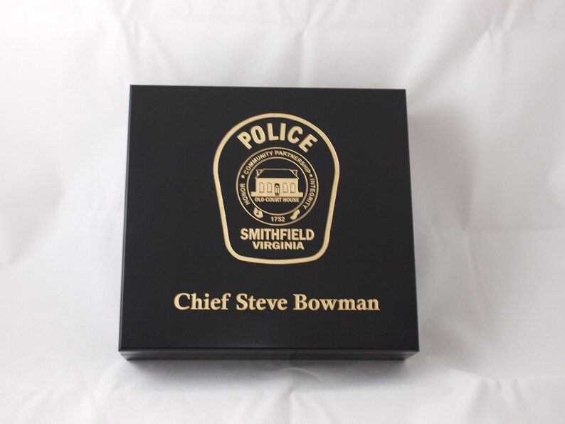 Beautiful Cigar Humidors for That Special Firefighter or Police Officer ...